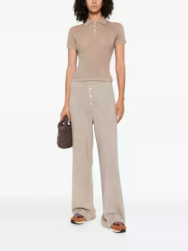 Guest In Residence Cashmere Straight-leg Trousers