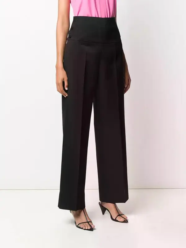 JIL SANDER High-waisted Tailored Wide-leg Trousers