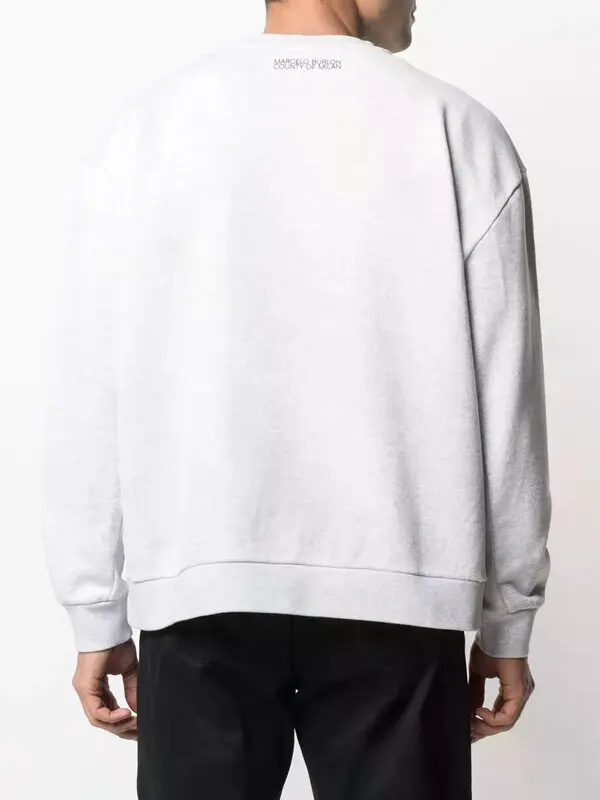 COUNTY OF MILAN Logo Embroidery Sweatshirt