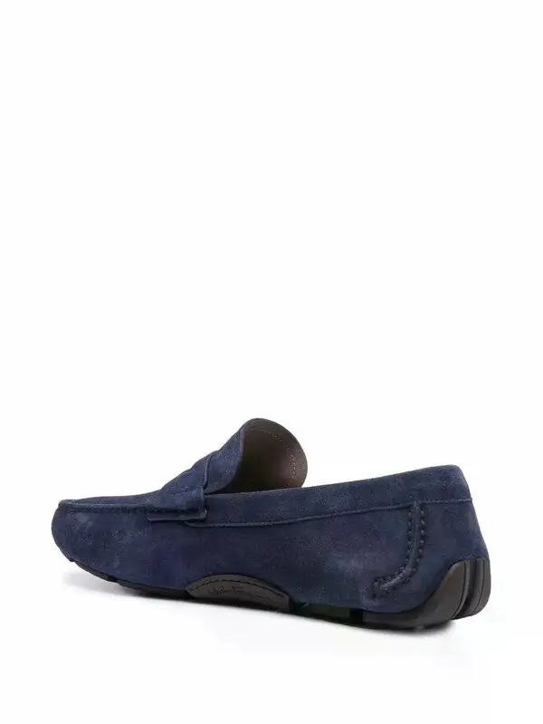 FERRAGAMO Newton Suede Driver Shoes