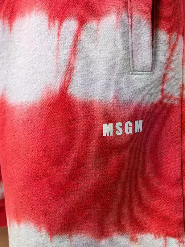 MSGM Tie & Dye Track Shorts
