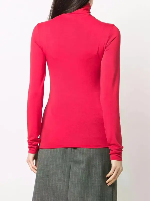 Raf Simons Roll Neck Jersey Top