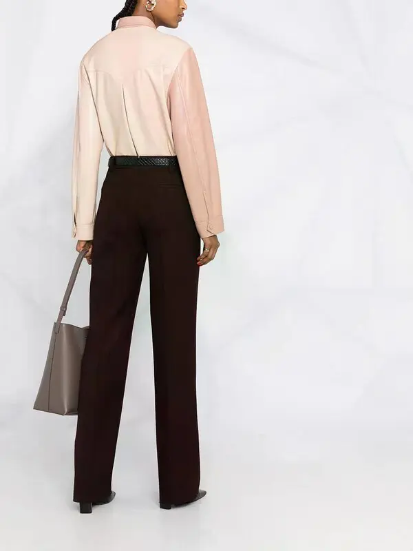 FERRAGAMO Virgin Wool Straight-leg Trousers