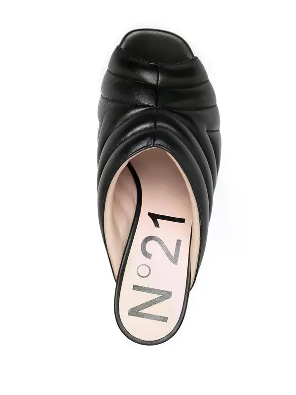 N°21 Quilted Leather Mules