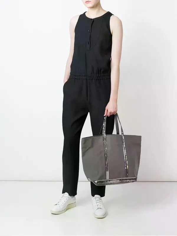 Vanessa Bruno Sequin Trim Shopping Tote