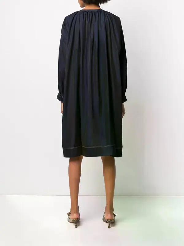 Givenchy Button Detail Poplin Dress