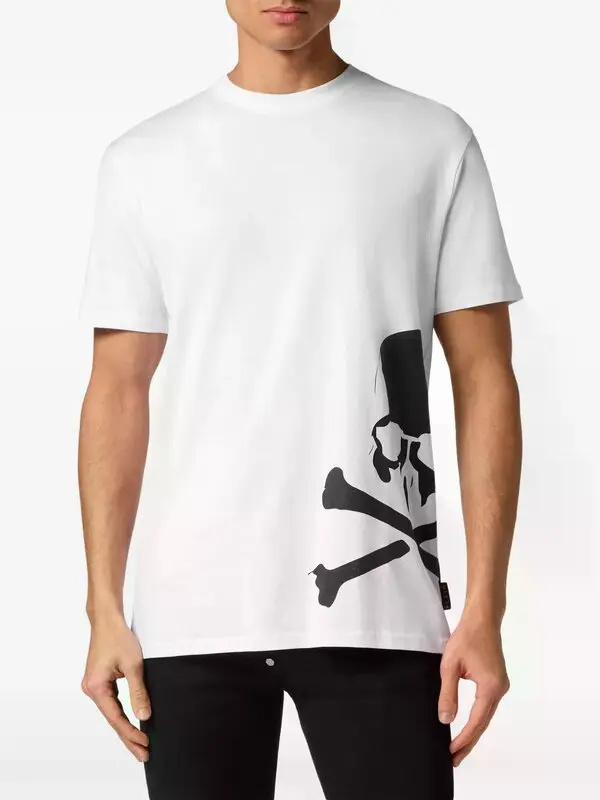 Philipp Plein Skull & Bones Cotton T-shirt
