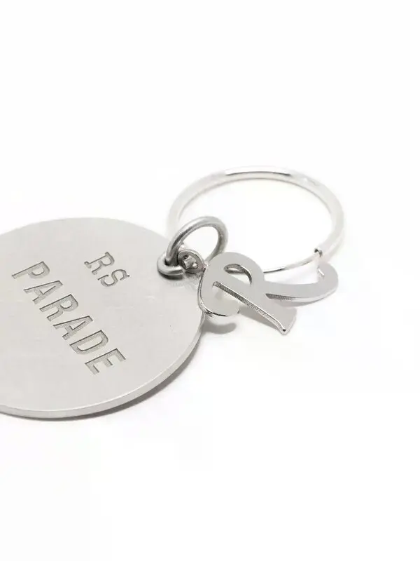 Raf Simons Tone Parade Circular Charm Single Earring