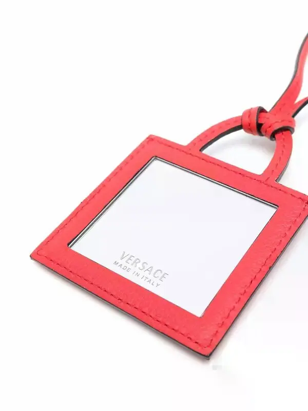 Versace Medusa Head Leather Tag