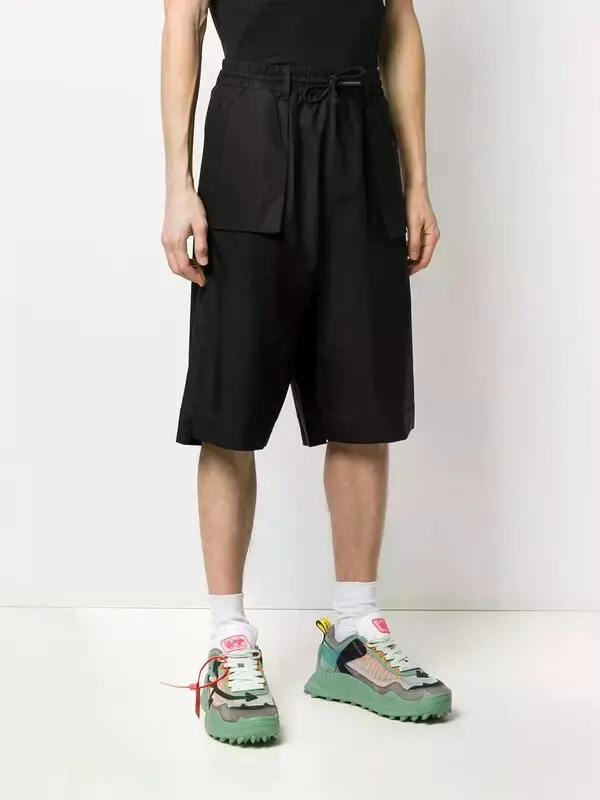 COUNTY OF MILAN Cotton Exposed Pocket Bermuda Shorts