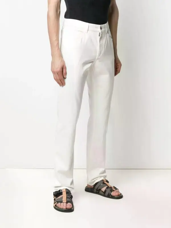 FERRAGAMO Straight-leg Jeans With Logo Patch