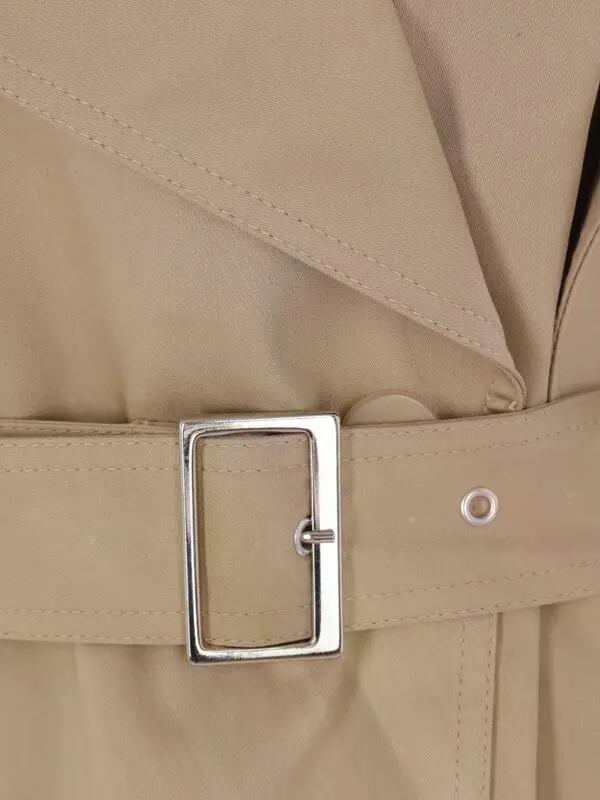 NICCOLO PASQUALETTI Chain Detail Belted Trench Coat