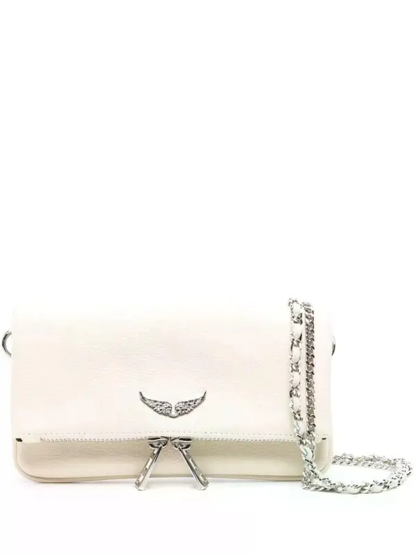 Zadig&Voltaire Rock Nano Zip-fastening Mini Bag - Neutrals