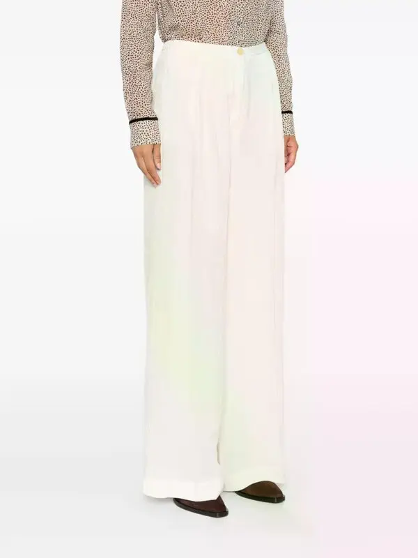 FORTE_FORTE Pleated Wide-leg Trousers