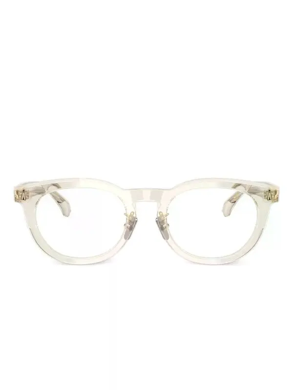 Moncler Logo Round Frames - Neutrals