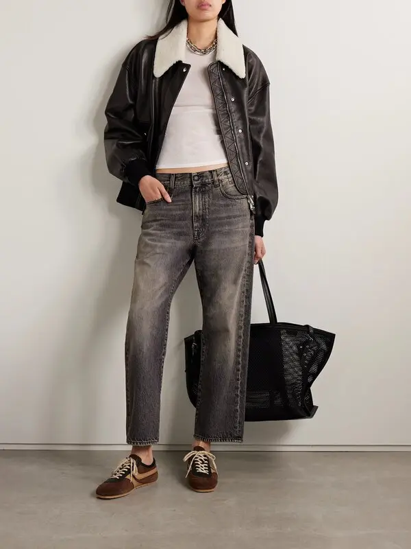 R13 Distressed Boyfriend Jeans