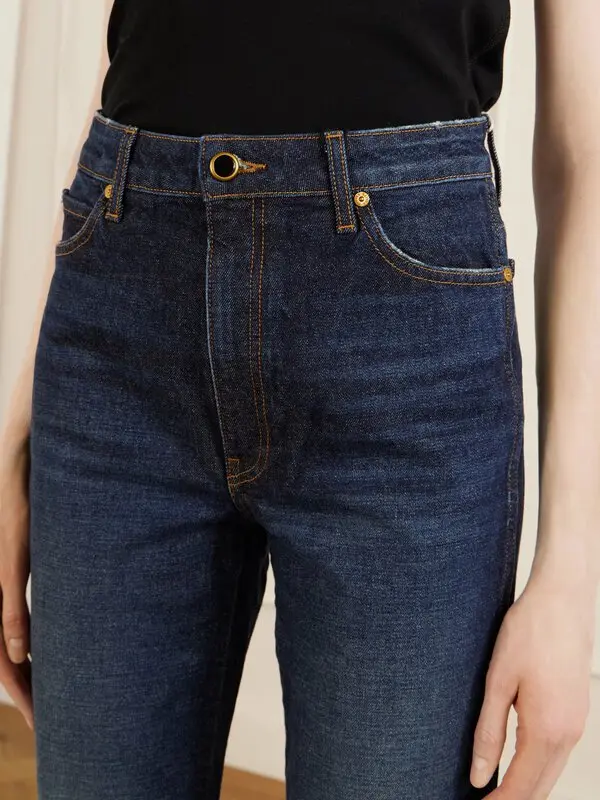 Khaite Danielle High-rise Straight-leg Jeans