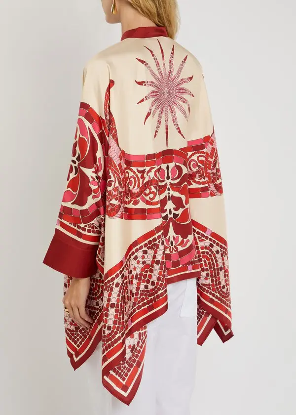 La DoubleJ Printed Silk-twill Shirt