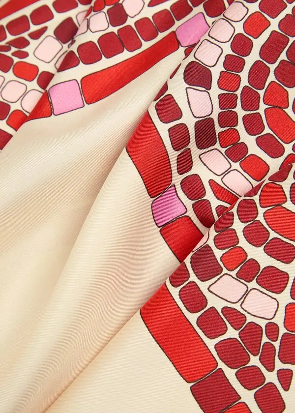 La DoubleJ Printed Silk-twill Shirt