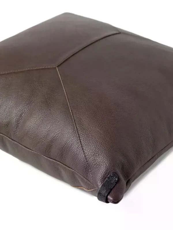 Brunello Cucinelli Leather Cushion