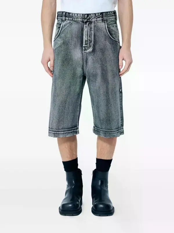 ENTIRE STUDIOS Charcoal Denim Shorts
