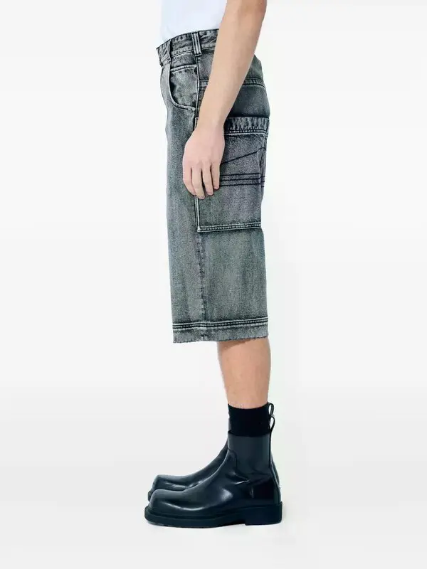 ENTIRE STUDIOS Charcoal Denim Shorts