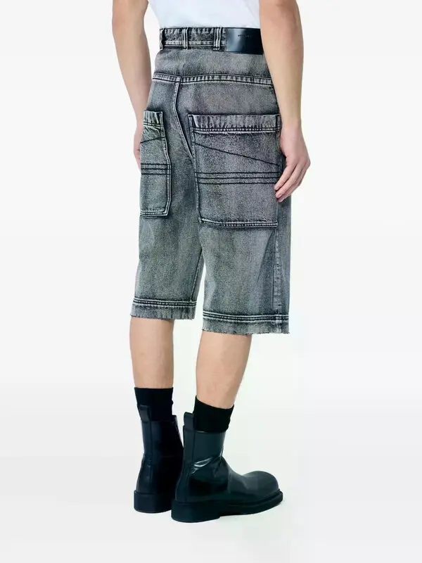 ENTIRE STUDIOS Charcoal Denim Shorts