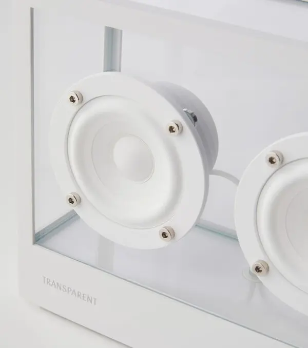 TRANSPARENT Small Speaker - White