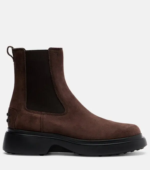TOD'S Suede Chelsea Boots