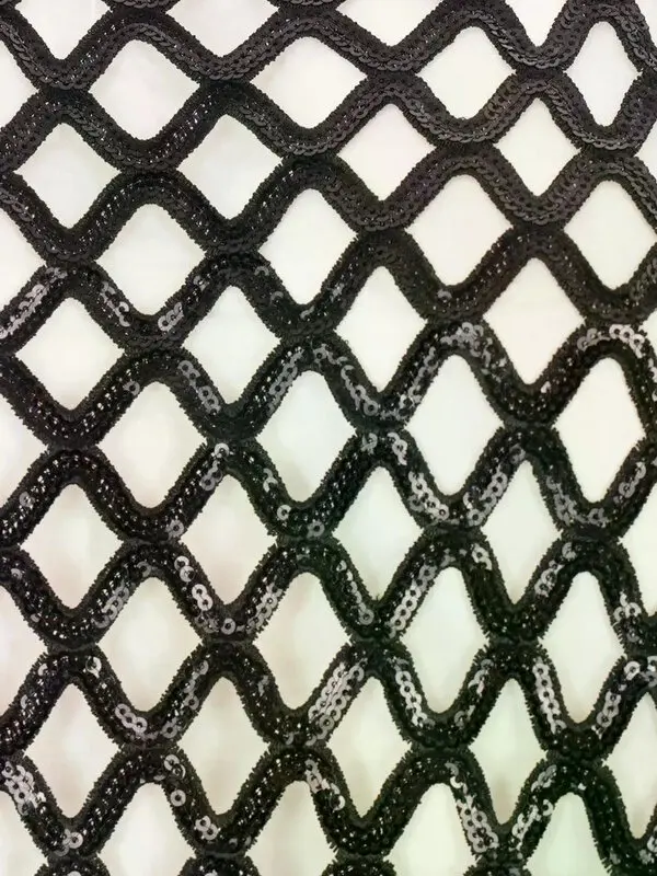 MARIA CALDERARA Sequinned Net Dress