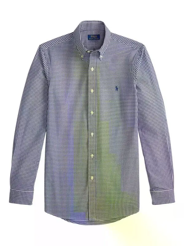 Polo Ralph Lauren Gingham Long-sleeved Shirt - Blue