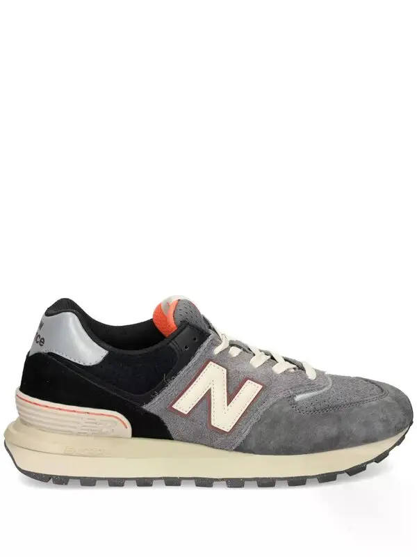 NEW BALANCE 574 Panelled Lace-up Sneakers - Grey