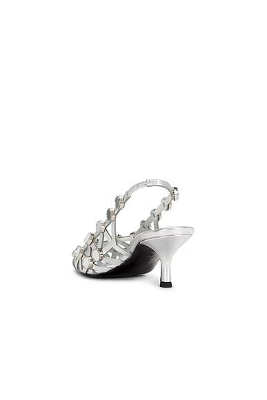 Attico Grid Slingback Pump