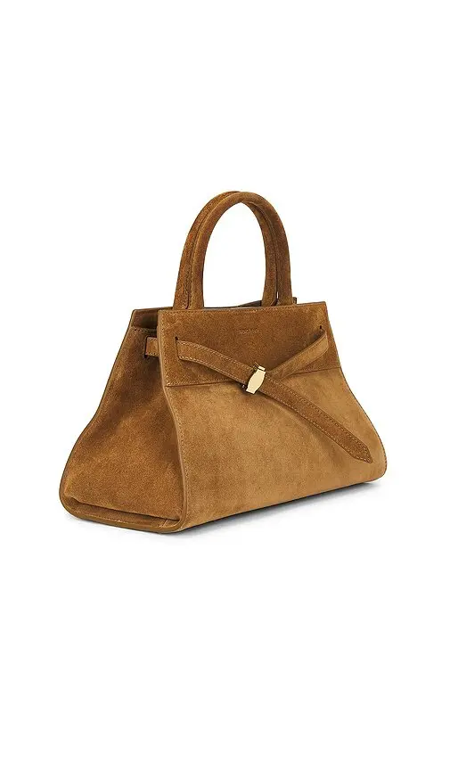Veronica Beard Suede Dash Bag With Gold-tone Hardware - Brown