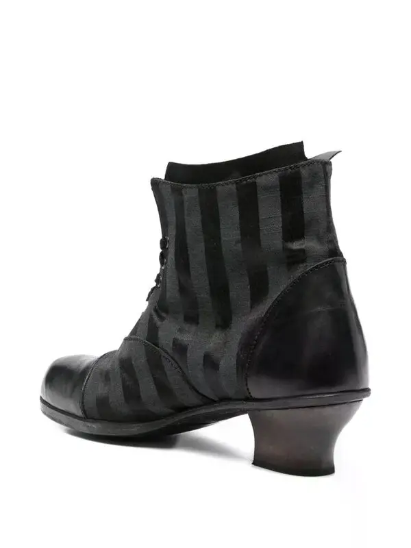 MUNOZ VRANDECIC Striped Lace-up Boots