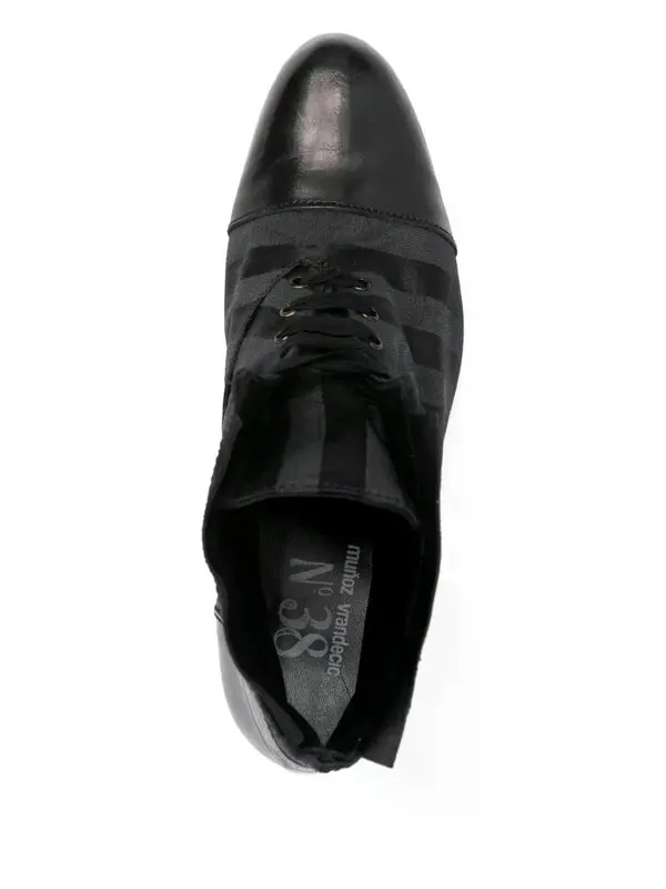 MUNOZ VRANDECIC Striped Lace-up Boots