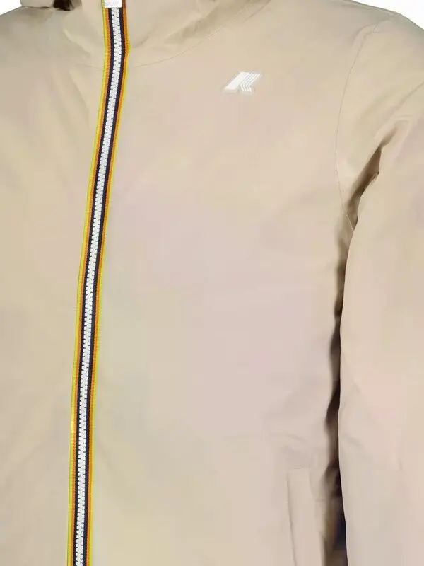 K-WAY Reversible Hooded Zip Jacket - Neutrals