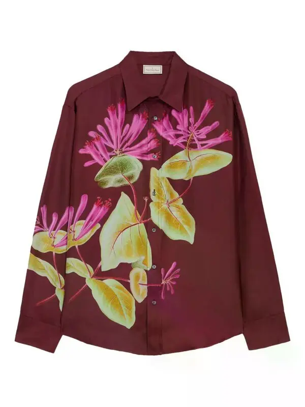 PIERRE-LOUIS MASCIA Floral Print Shirt
