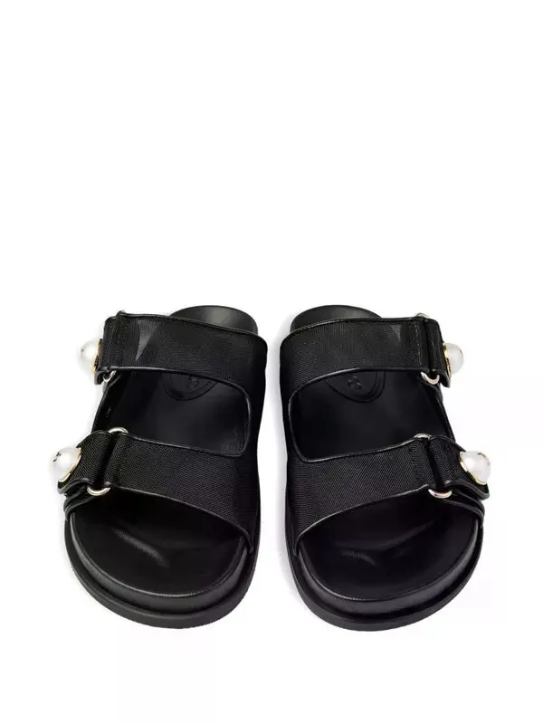 JIMMY CHOO Fayence Sandals With Jc Pearls