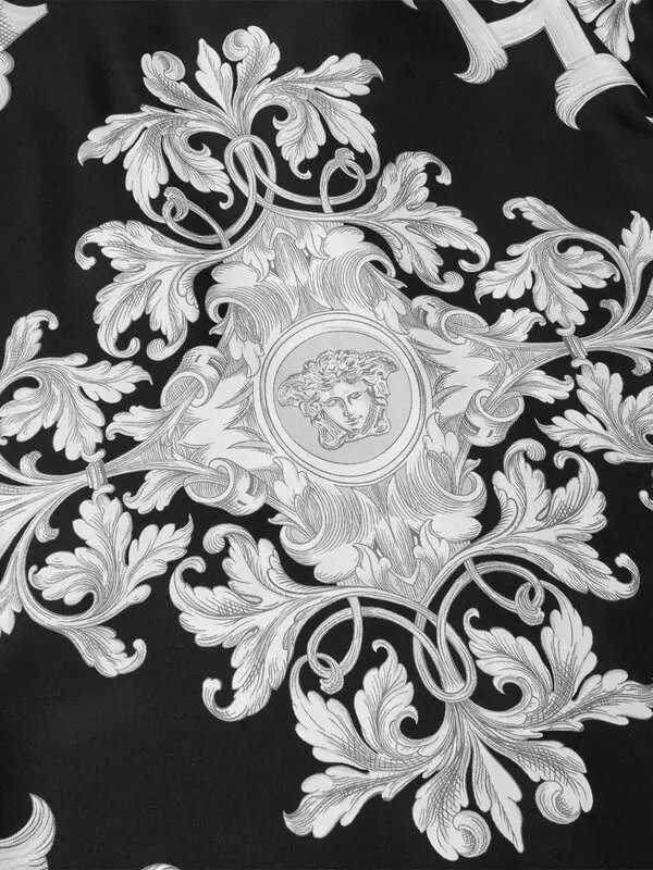 Versace Baroque-print Silk Shirt