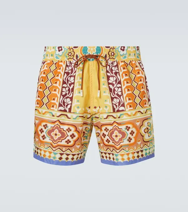Etro Printed Swim Trunks - Multicoloured
