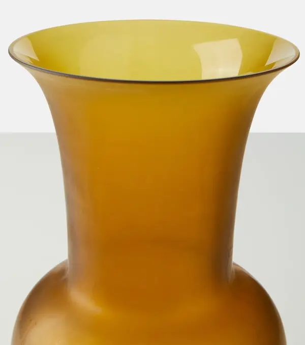 VENINI Satin Murano Glass Vase