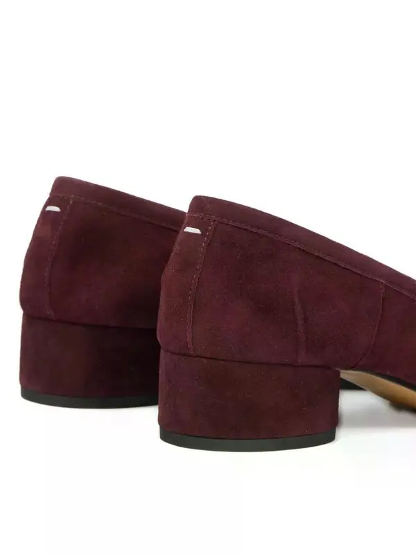 MAISON MARGIELA Tabi Block Heel Suede Pumps