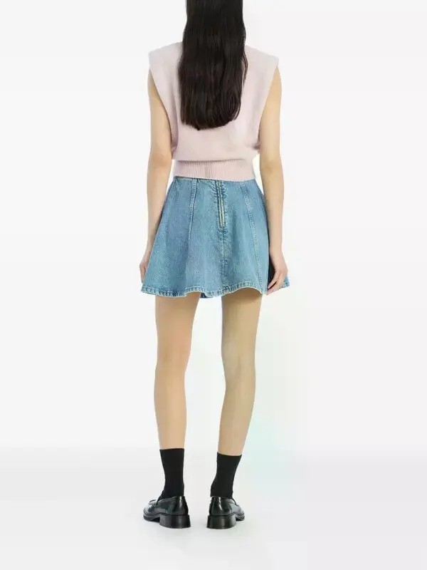 ROTATE BY BIRGER CHRISTENSEN Sleeveless Padded Shoulder Knit Vest
