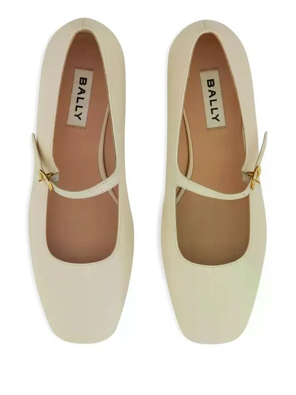 Bally 30mm Buckle-strap Leather Pumps - Neutrals