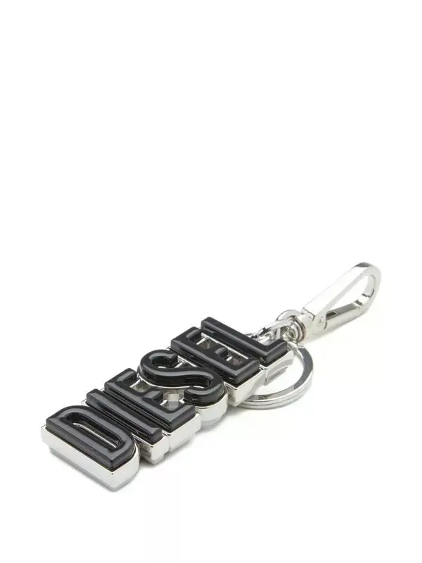 DIESEL® Logo-lettering Keyring - Black