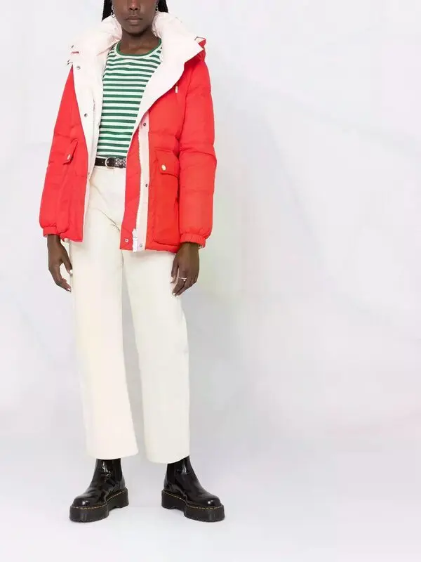 YVES SALOMON Logo-print Padded Coat