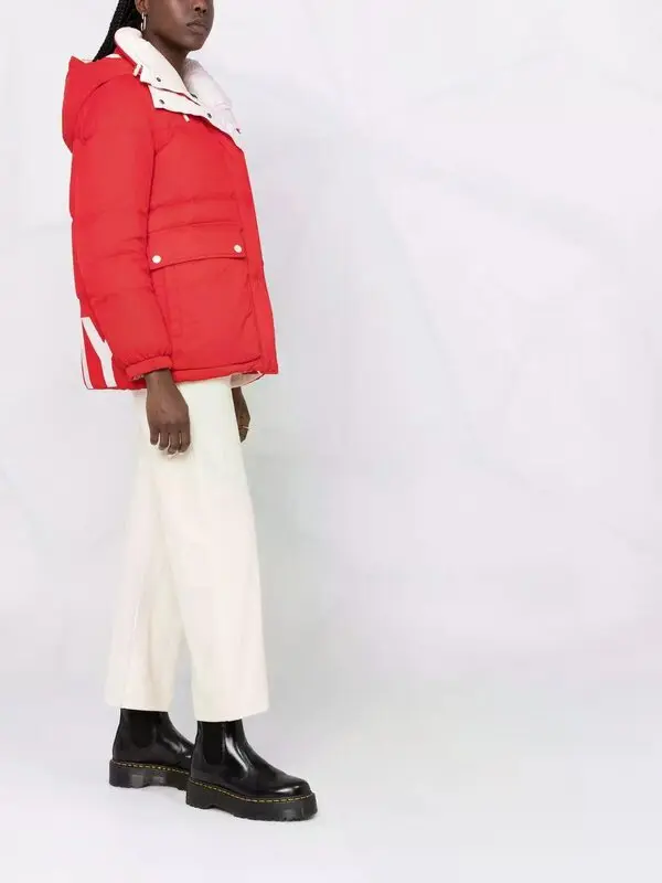 YVES SALOMON Logo-print Padded Coat