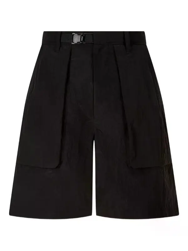 STUDIO TOMBOY Buckle-fastening Pocket Shorts - Black