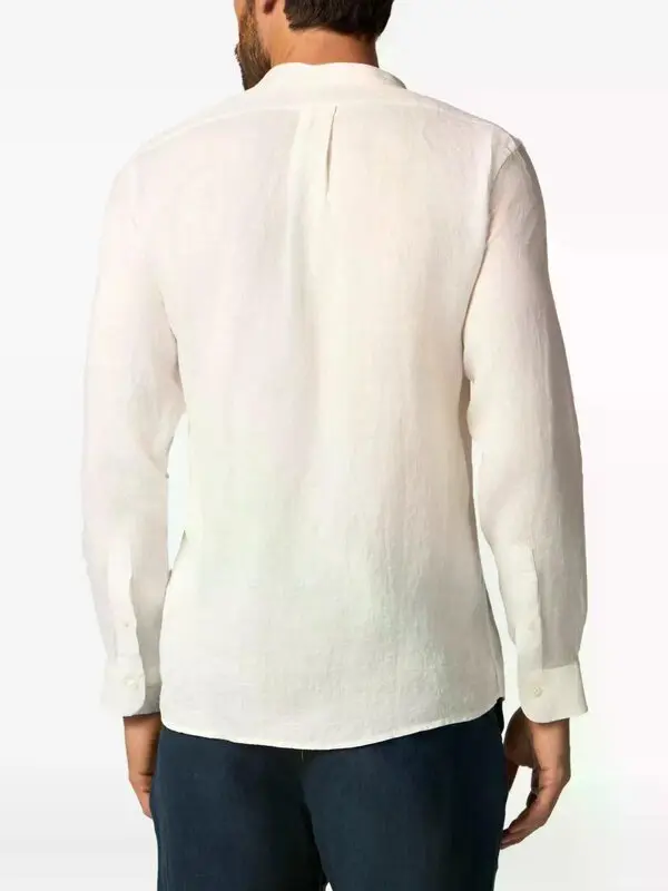 Brooks Brothers Stand-collar Linen Shirt